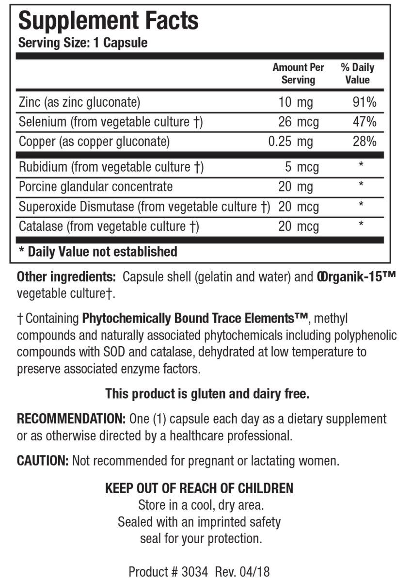 GTA-Forte II (Thyroid Support) 90 Caps – QNOrganic.com