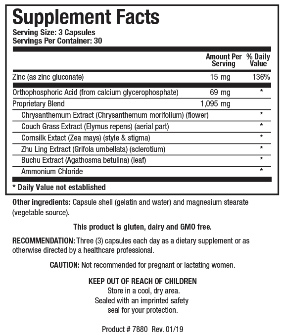 UT Complex (Bladder and Kidney Support) 90 caps – QNOrganic.com
